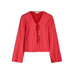 Vila Bluse "Viprisilla" in Rot - 52% | Gr&ouml;&szlig;e 44 | Damen-blusen