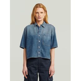 G-Star Raw G-Star Jeans-Hemd - Relaxed fit - in Blau - 53% | Gr&ouml;&szlig;e M | Damen-blusen