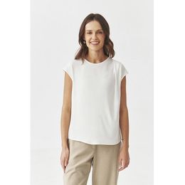 TATUUM Bluse "Zimo" in Wei&szlig; - 62% | Gr&ouml;&szlig;e 38 | Damen-blusen