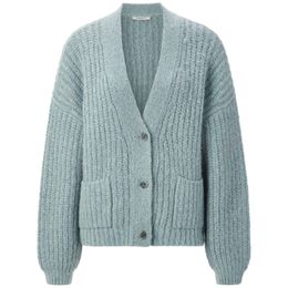 Alma ＆ Lovis Damen-Strickjacke gekn&ouml;pft L Petrol