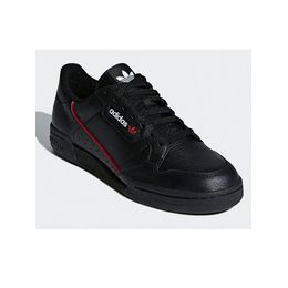 Adidas Leder-Sneakers "Continental 80" in Schwarz - 43% | Gr&ouml;&szlig;e 40 | Damen-sneakers