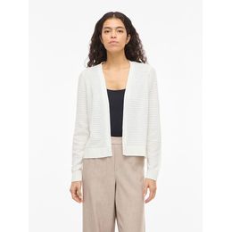 Vila Cardigan "Vilollo" in Wei&szlig; - 45% | Gr&ouml;&szlig;e M | Damen-pullover-cardigans