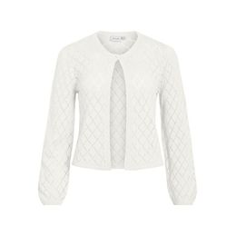 Vila Cardigan "Vidavie" in Wei&szlig; - 40% | Gr&ouml;&szlig;e S | Damen-pullover-cardigans