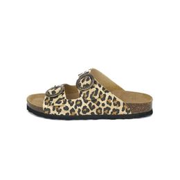 BABUNKERS Family Pantoletten in Beige/ Braun - 64% | Gr&ouml;&szlig;e 37 | Damen-pantoletten