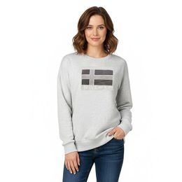 Geographical Norway Sweatshirt "Gigi" in Grau - 71% | Gr&ouml;&szlig;e XXL | Damen-sweatshirts-jacken