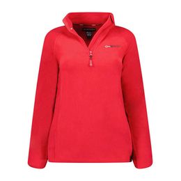 Geographical Norway Fleecepullover "Tug" in Rot - 71% | Gr&ouml;&szlig;e XXL | Damenpullover
