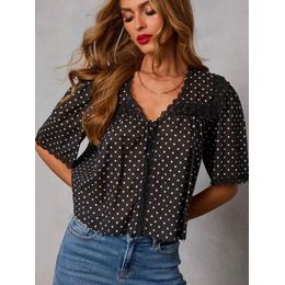 LA Angels Bluse in Schwarz - 64% | Gr&ouml;&szlig;e S | Damen-blusen