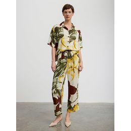 BGN Hose in Gr&uuml;n/ Creme - 78% | Gr&ouml;&szlig;e 40 | Damenhosen