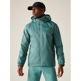 Regatta Regenjacke "Lyle IV" in T&uuml;rkis - 74% | Gr&ouml;&szlig;e L | Herren-outdoorjacken