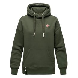 Navahoo Damen Hoodie Goldfee &ndash; Kuscheliger Kapuzenpullover mit K&auml;ngurutasche