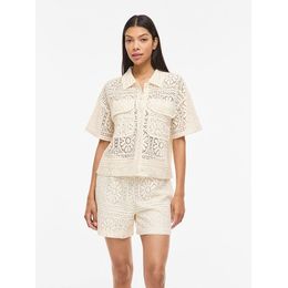 Vila Bluse "Vimerinda" in Beige - 45% | Gr&ouml;&szlig;e M | Damen-blusen