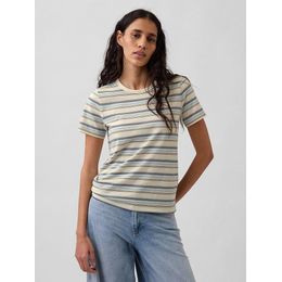 GAP Shirt in Sand/ Hellblau - 55% | Gr&ouml;&szlig;e M | Damen-tops