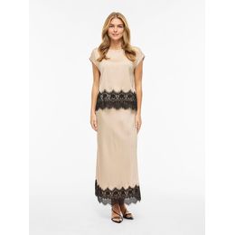 Vila Rock "Viellette" in Beige - 48% | Gr&ouml;&szlig;e 40 | Damenroecke