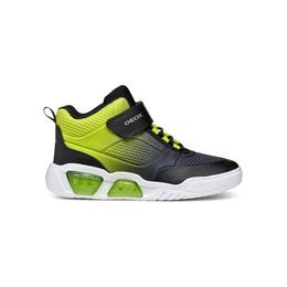 Geox Sneakers "Illuminus" in Schwarz/ Gr&uuml;n - 49% | Gr&ouml;&szlig;e 28 | Kindersneakers