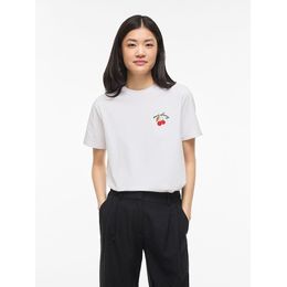 Vila Shirt "Vinora" in Wei&szlig; - 35% | Gr&ouml;&szlig;e M | Damen-tops