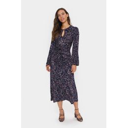 Saint Tropez Jersey Kleid A-Form blue multi