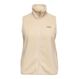 Only Carmakoma Teddyweste in Beige - 53% | Gr&ouml;&szlig;e XS-40/42 | Damenjacken