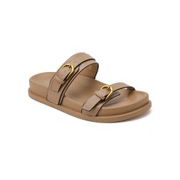 Sixth Sens Pantoletten in Beige - 63% | Gr&ouml;&szlig;e 37 | Damen-pantoletten