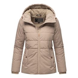 Marikoo Damen Steppjacke mit Fleece-Innenfutter & Kapuze &ndash; Alemee