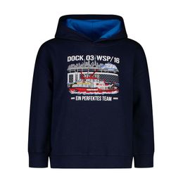 SALT & PEPPER Salt and Pepper Hoodie in Dunkelblau - 54% | Gr&ouml;&szlig;e 128/134 | Kinder-sweatshirts-jacken