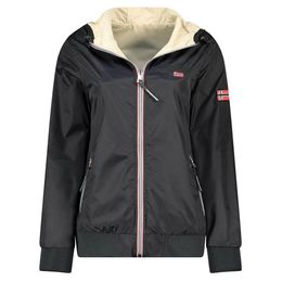 Geographical Norway &Uuml;bergangsjacke "Arrival" in Schwarz - 69% | Gr&ouml;&szlig;e S | Damenjacken