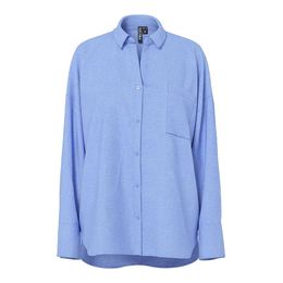 Pieces Bluse "Pcmatinka" in Hellblau - 59% | Gr&ouml;&szlig;e M | Damen-blusen