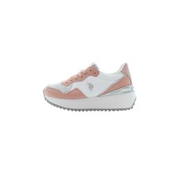 U.S. Polo Assn. Sneakers "Bayle" in Wei&szlig;/ Rosa - 58% | Gr&ouml;&szlig;e 37 | Damen-sneakers