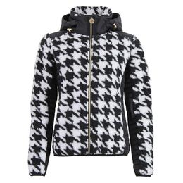 Peak Mountain Hybridjacke "Amore" in Schwarz/ Wei&szlig; - 69% | Gr&ouml;&szlig;e XL | Damen-outdoorjacken