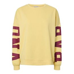 Pieces Sweatshirt "Pcfany" in Gelb - 57% | Gr&ouml;&szlig;e XL | Damen-sweatshirts-jacken