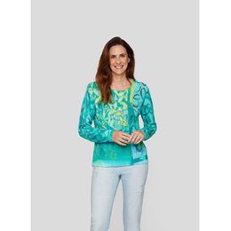 Rabe Pullover in T&uuml;rkis/ Gr&uuml;n - 70% | Gr&ouml;&szlig;e 40 | Damen-pullover-cardigans