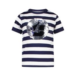 SALT & PEPPER Salt and Pepper Shirt in Dunkelblau/ Wei&szlig; - 43% | Gr&ouml;&szlig;e 104/110 | Kinder-oberteile