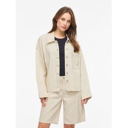 Vila Jeansjacke "Vimaj" in Beige - 46% | Gr&ouml;&szlig;e 38 | Damenjacken