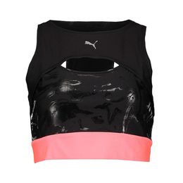 Puma Sport-BH "Run Ultraform AOP" in Schwarz - 74% | Gr&ouml;&szlig;e M | Damen-sportunterwaesche