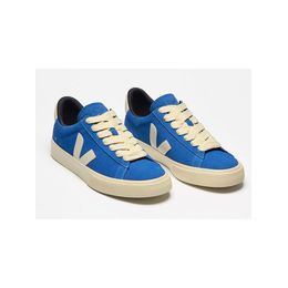 Veja Leder-Sneakers "Campo Bold" in Blau - 50% | Gr&ouml;&szlig;e 37 | Damen-sneakers