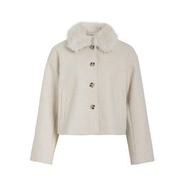 Vila &Uuml;bergangsjacke "Viquinn" in Creme - 55% | Gr&ouml;&szlig;e 44 | Damenjacken