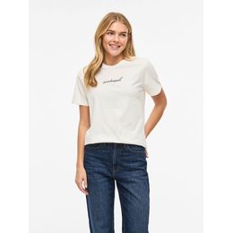 Vila Shirt "Visybilla" in Wei&szlig; - 40% | Gr&ouml;&szlig;e L | Damen-tops