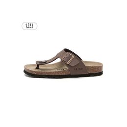 teegu Zehentrenner in Braun - 45% | Gr&ouml;&szlig;e 41 | Damen-sandalen