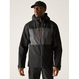 Regatta Regenjacke "Maland II" in Schwarz - 74% | Gr&ouml;&szlig;e M | Herren-outdoorjacken