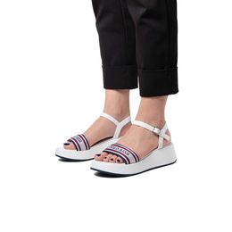 U.S. Polo Assn. Keilsandaletten "Glory" in Wei&szlig; - 47% | Gr&ouml;&szlig;e 39 | Damen-sandalen