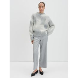 someday Pullover "Teonie" in Hellgrau/ Wei&szlig; - 65% | Gr&ouml;&szlig;e M | Damen-pullover-cardigans