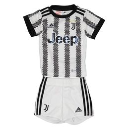 Adidas Trainingsanzug "Juve" in Wei&szlig;/ Schwarz - 42% | Gr&ouml;&szlig;e 80 | Kinder-outdoorhosen