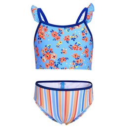 Peek U Bikini-Set "Laina" in Hellblau/ Bunt - 53% | Gr&ouml;&szlig;e 116 | Kinder-bademode