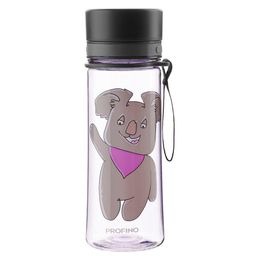 Profino Trinkflasche "Infuze" in Grau/ Lila - 350 ml - 15% | Kinder-austruestung-accessoires