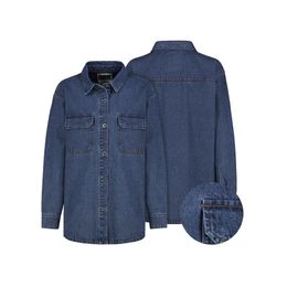 Sublevel Jeanshemd in Dunkelblau - 66% | Gr&ouml;&szlig;e M | Damen-blusen