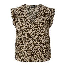 Pieces Bluse "Pcbarri" in Beige - 56% | Gr&ouml;&szlig;e XS | Damen-blusen