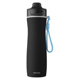 Profino Isolierflasche "Active" in Schwarz - 625 ml - 16% | Damen-outdoor-ausruestung