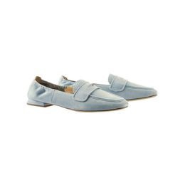 H&ouml;gl H&ouml;gl Leder-Mokassins in Hellblau - 48% | Gr&ouml;&szlig;e 36 | Damen-schuhe-halbschuhe