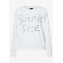 More & More More & More Sweatshirt in Wei&szlig; - 65% | Gr&ouml;&szlig;e 38 | Damen-sweatshirts-jacken