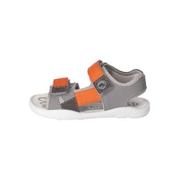 Ricosta Barfu&szlig;schuhe "Biggi" in Grau/ Orange - 50% | Gr&ouml;&szlig;e 31 | Kindersandalen