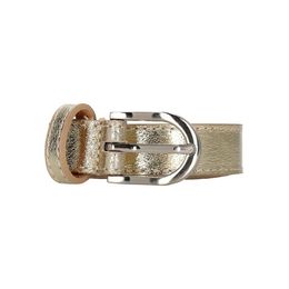 Charm Leder-G&uuml;rtel in Gold - -13% | Gr&ouml;&szlig;e 95 | Damenguertel